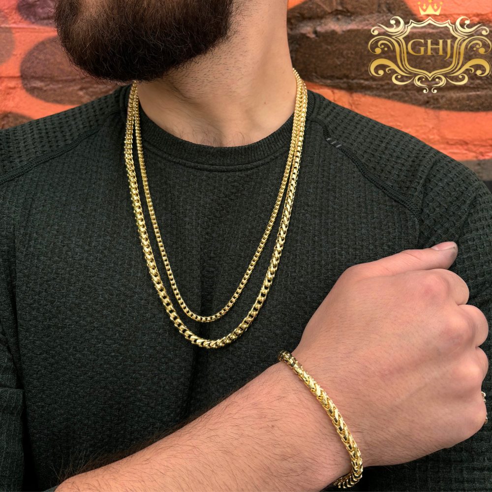 Solid Franco 5.75mm 28" - Chains - Golden Hand Jewellery