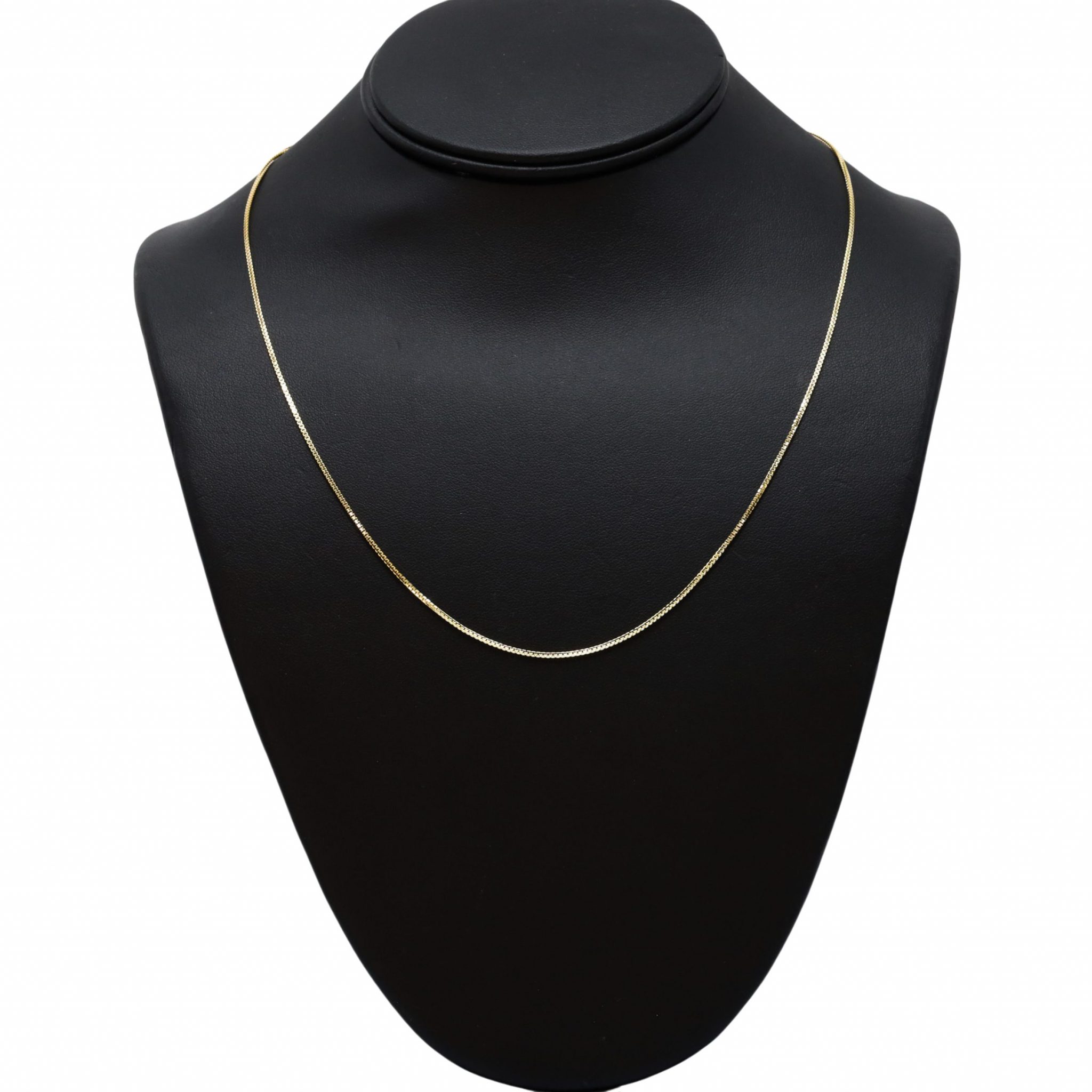 Two Tone Box 1mm 20" - Chains - Golden Hand Jewellery