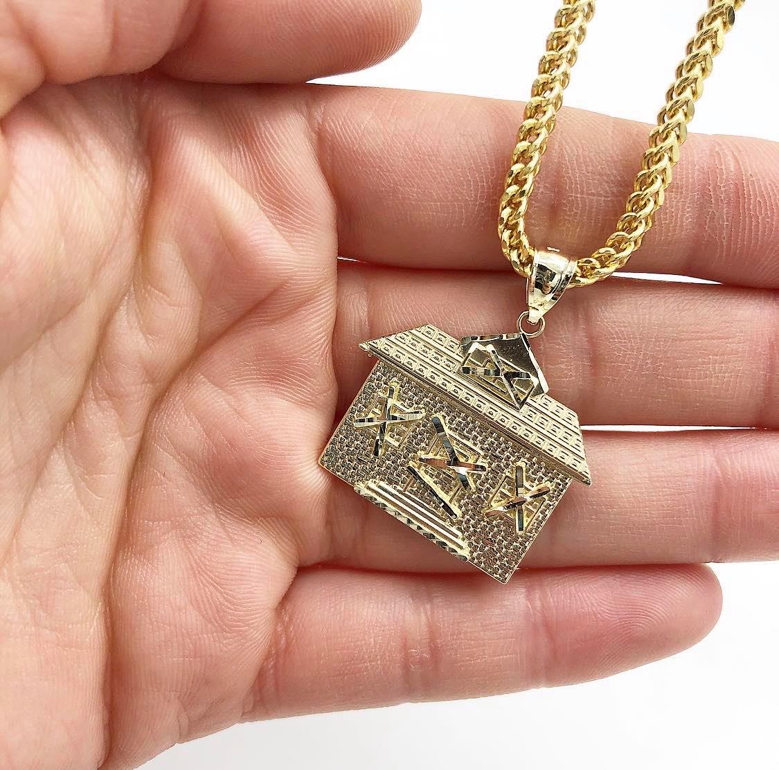 Trap House Style 2 -Pendant - Golden Hand Jewellery