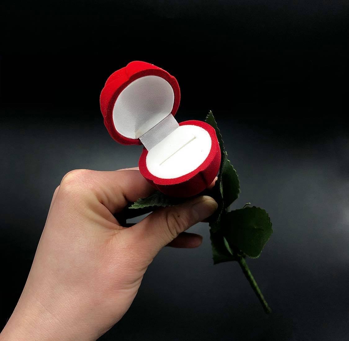 ROSE RING BOX - Golden Hand Jewellery