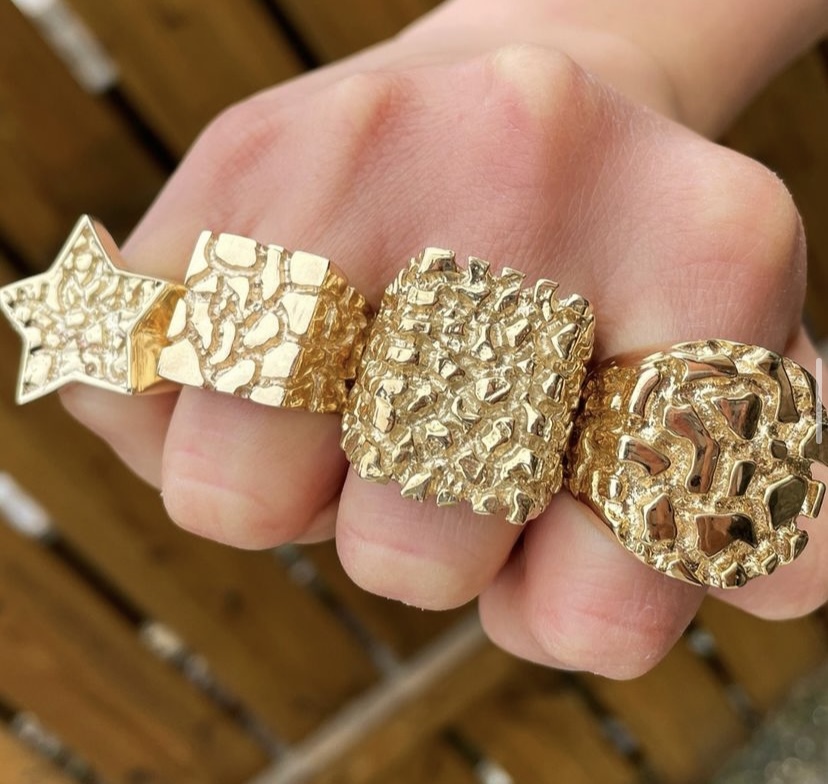 Nugget Star - Ring - Golden Hand Jewellery