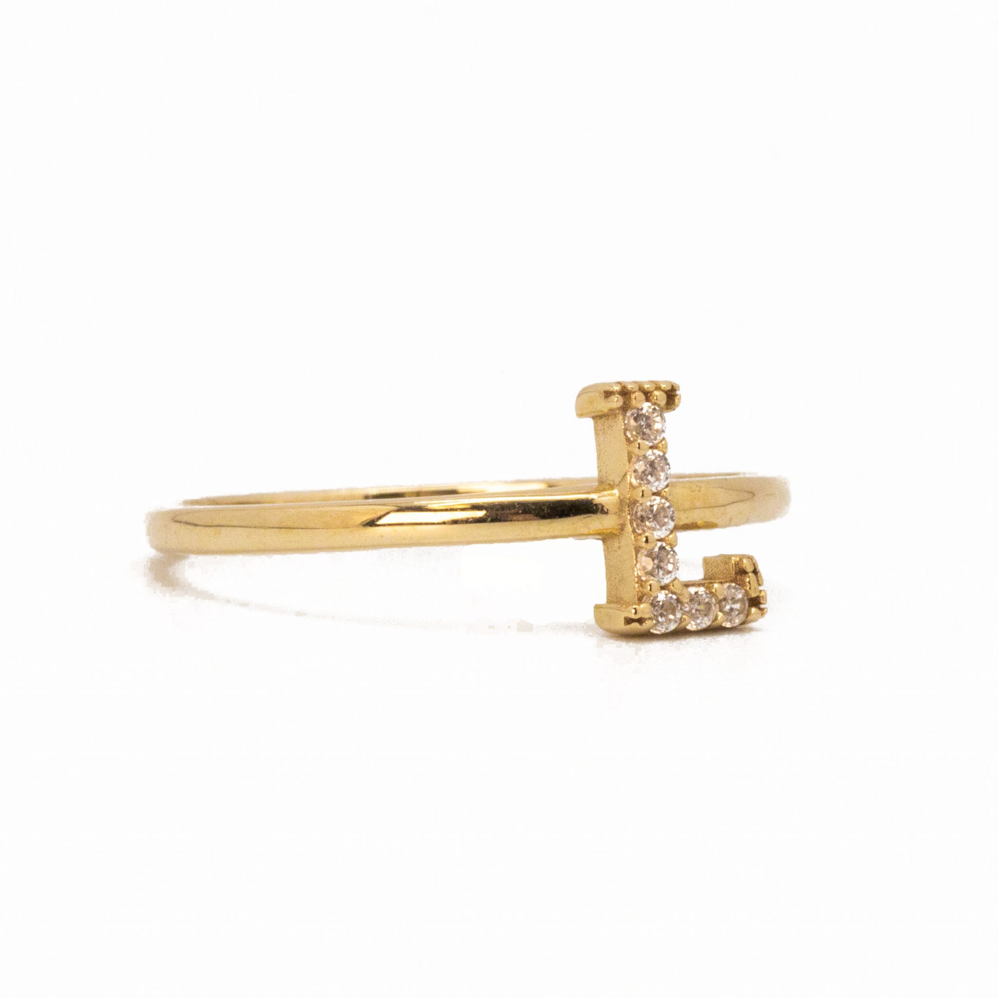 Letter L - Rings - Golden Hand Jewellery