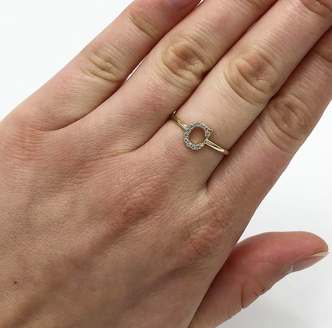 Letter C - Rings - Golden Hand Jewellery