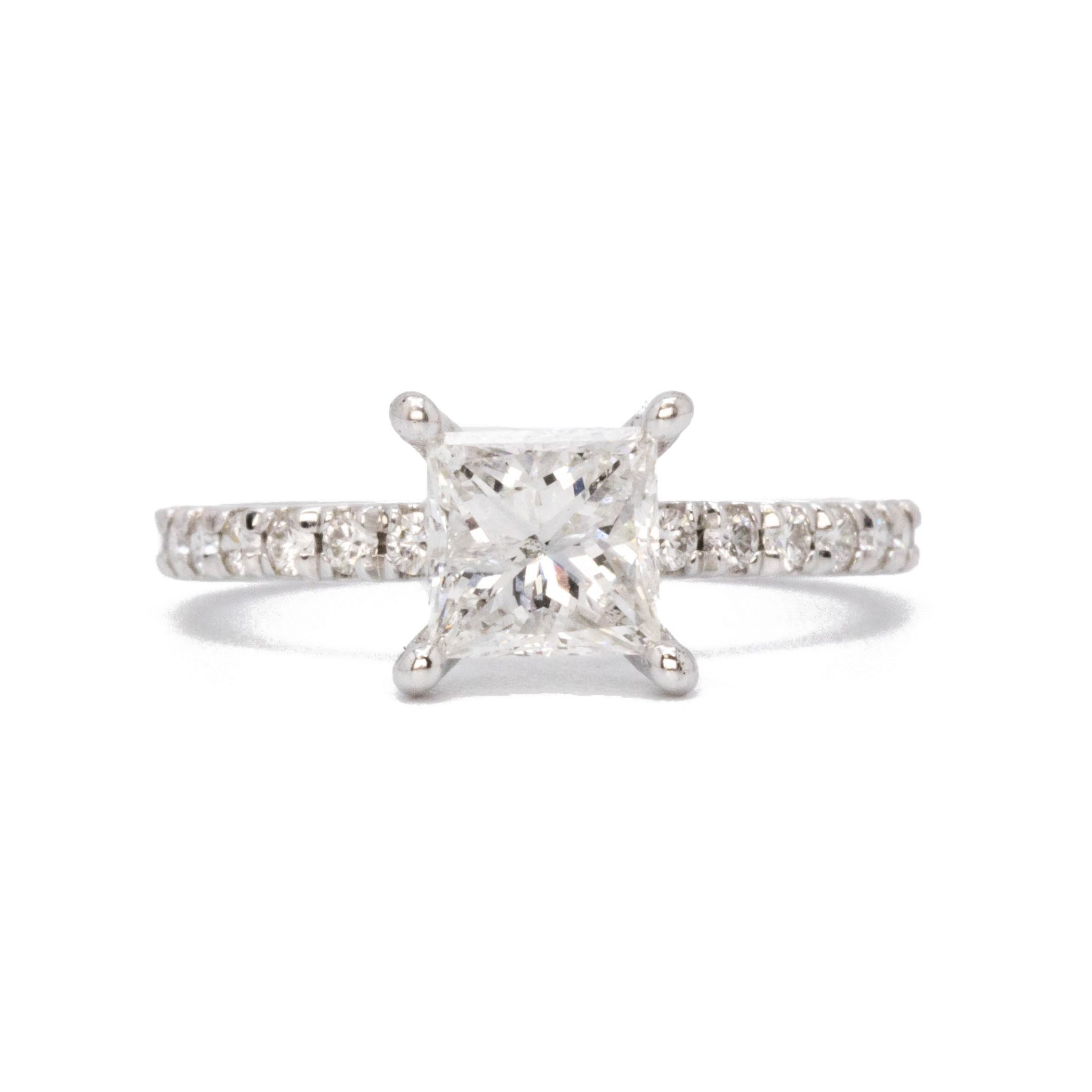 Princess Cut Solitaire 1.49ct #100 - Engagement Ring - Golden Hand ...