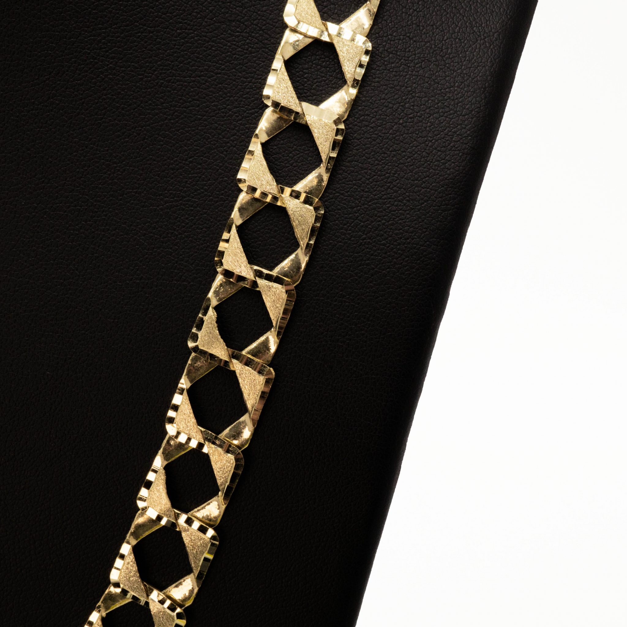 Classic Square Diamond Cut 12.25mm 30" - Chain - Golden Hand Jewellery