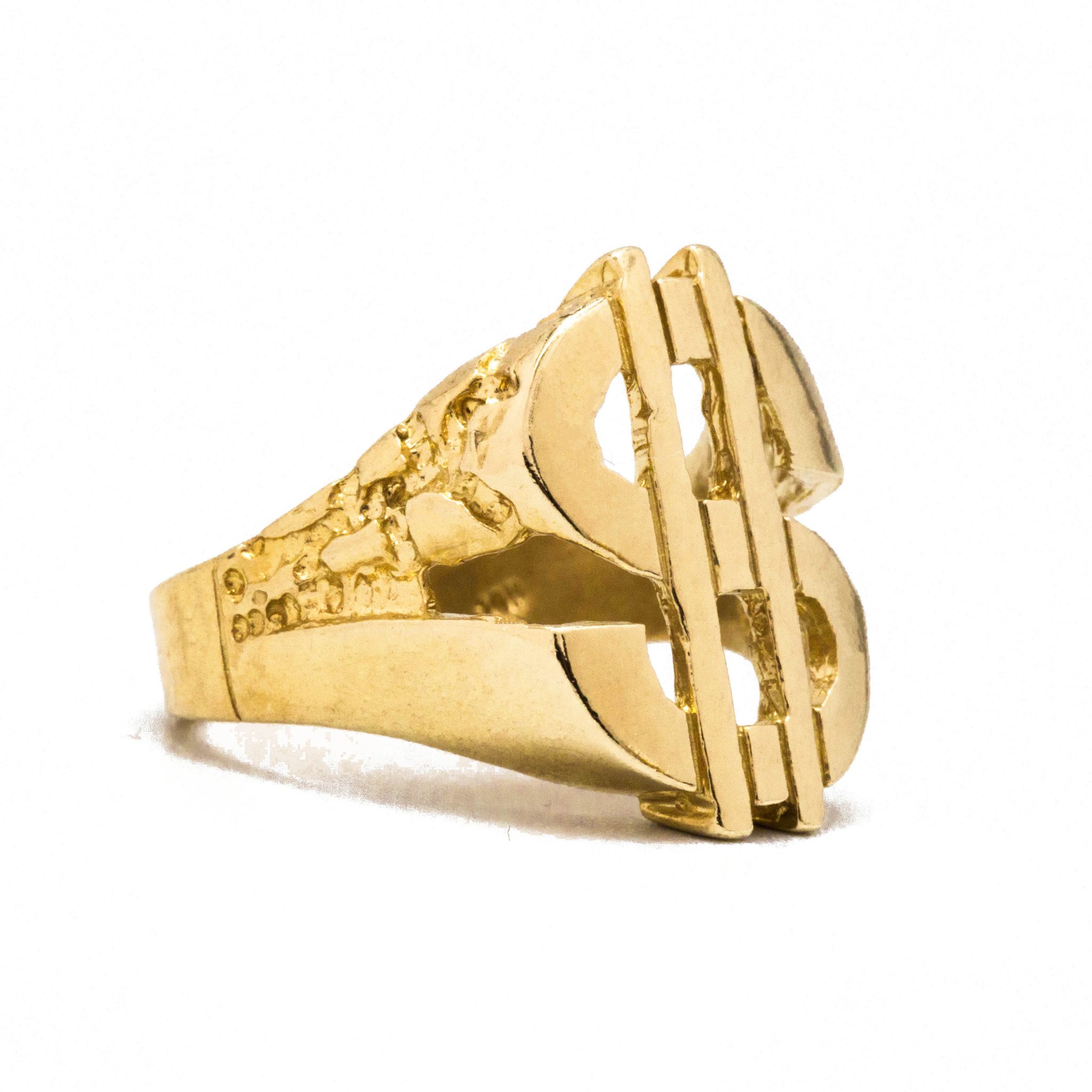 Money Sign - Ring - Golden Hand Jewellery