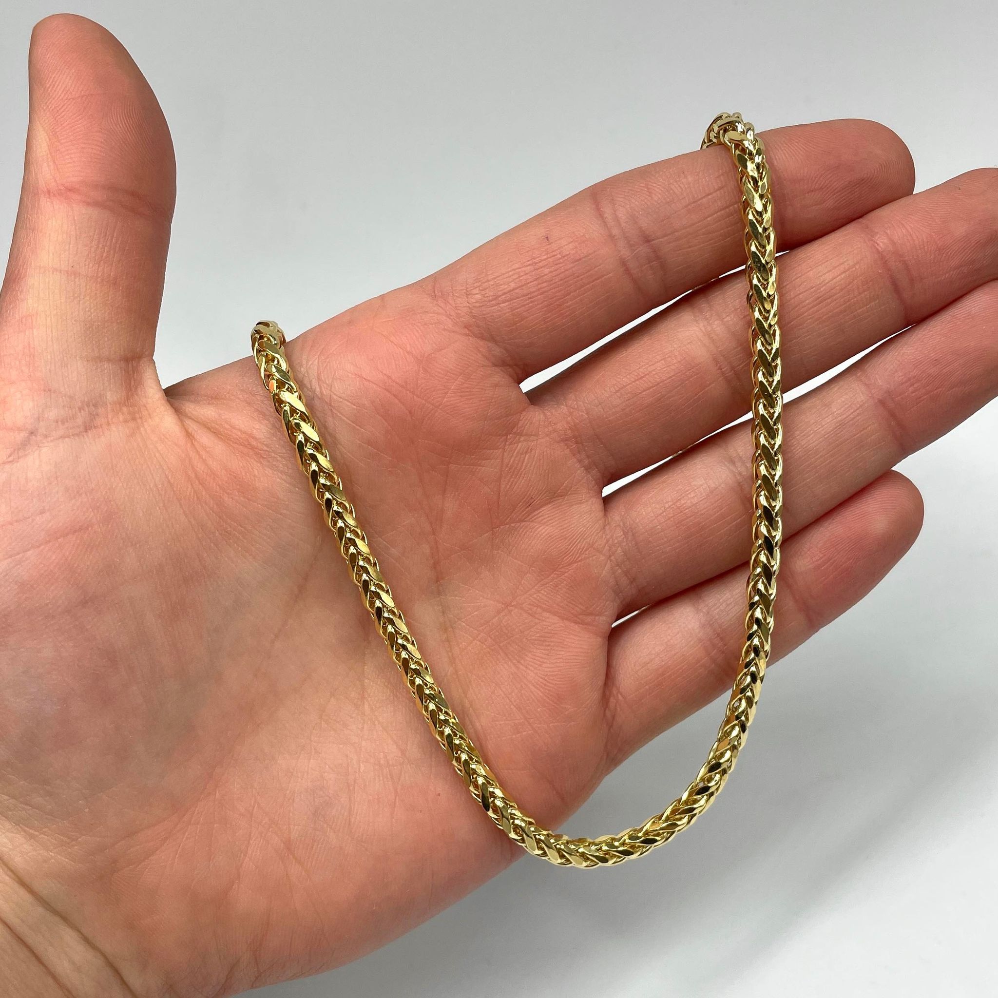 Wheat 4mm 18" - Chain - Golden Hand Jewellery