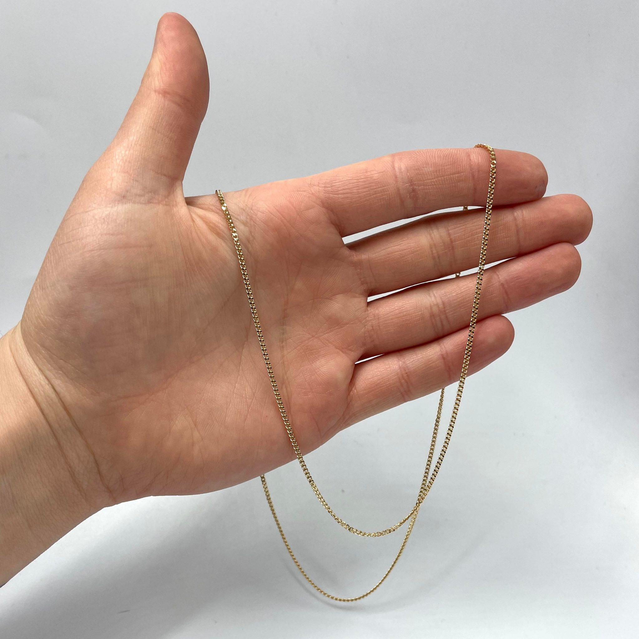 Light Curb 1.5mm 24" - Chain - Golden Hand Jewellery