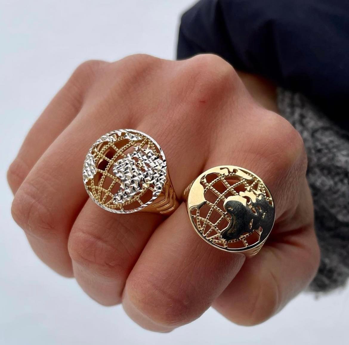 World Is Yours Globe - Ring - Golden Hand Jewellery