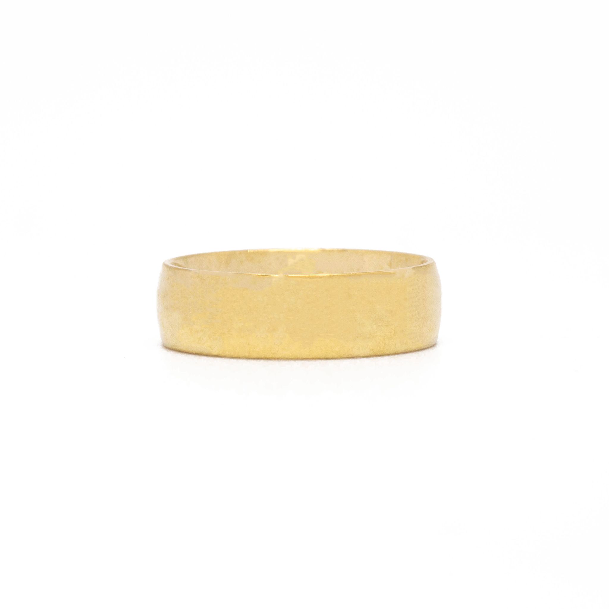 6mm Ladies Gold Band - Gold Ring - Golden Hand Jewellery