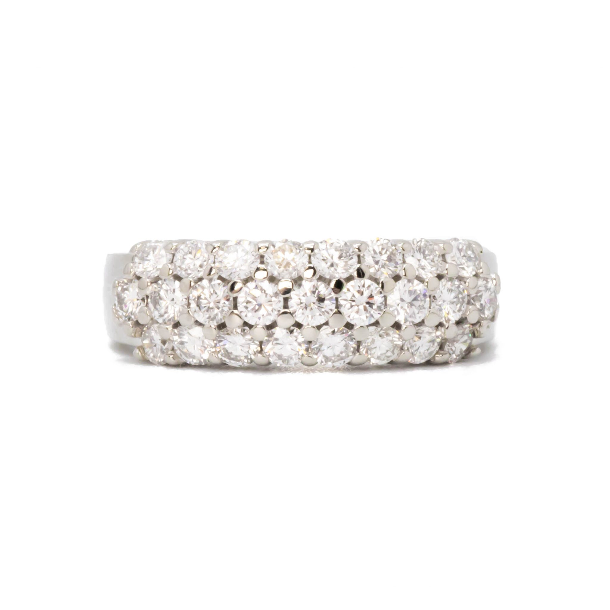 Pave Diamond Band 1ct #50 - Diamond Ring - Golden Hand Jewellery