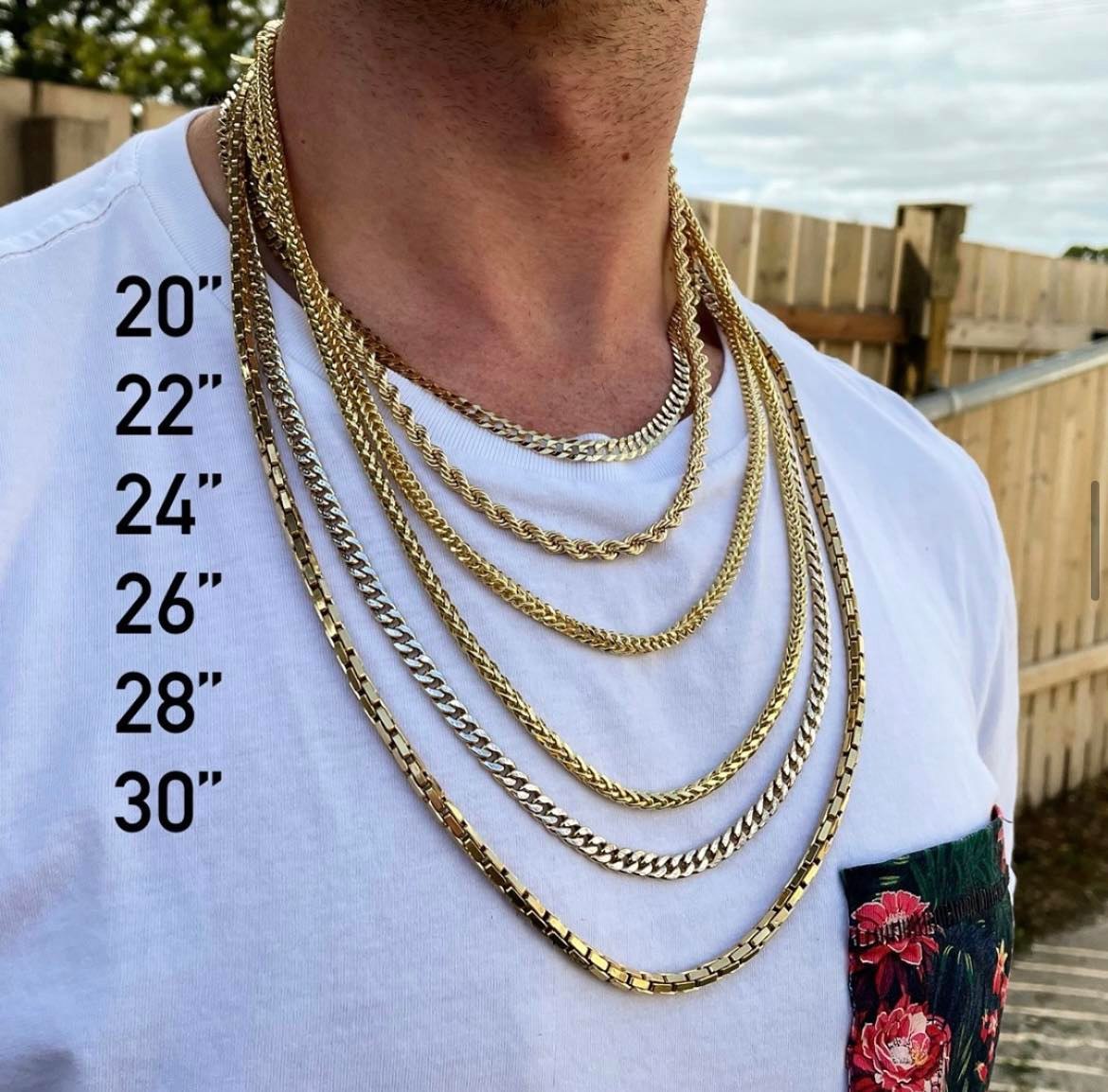 Ice Chain 2.5mm 22" - Chain - Golden Hand Jewellery