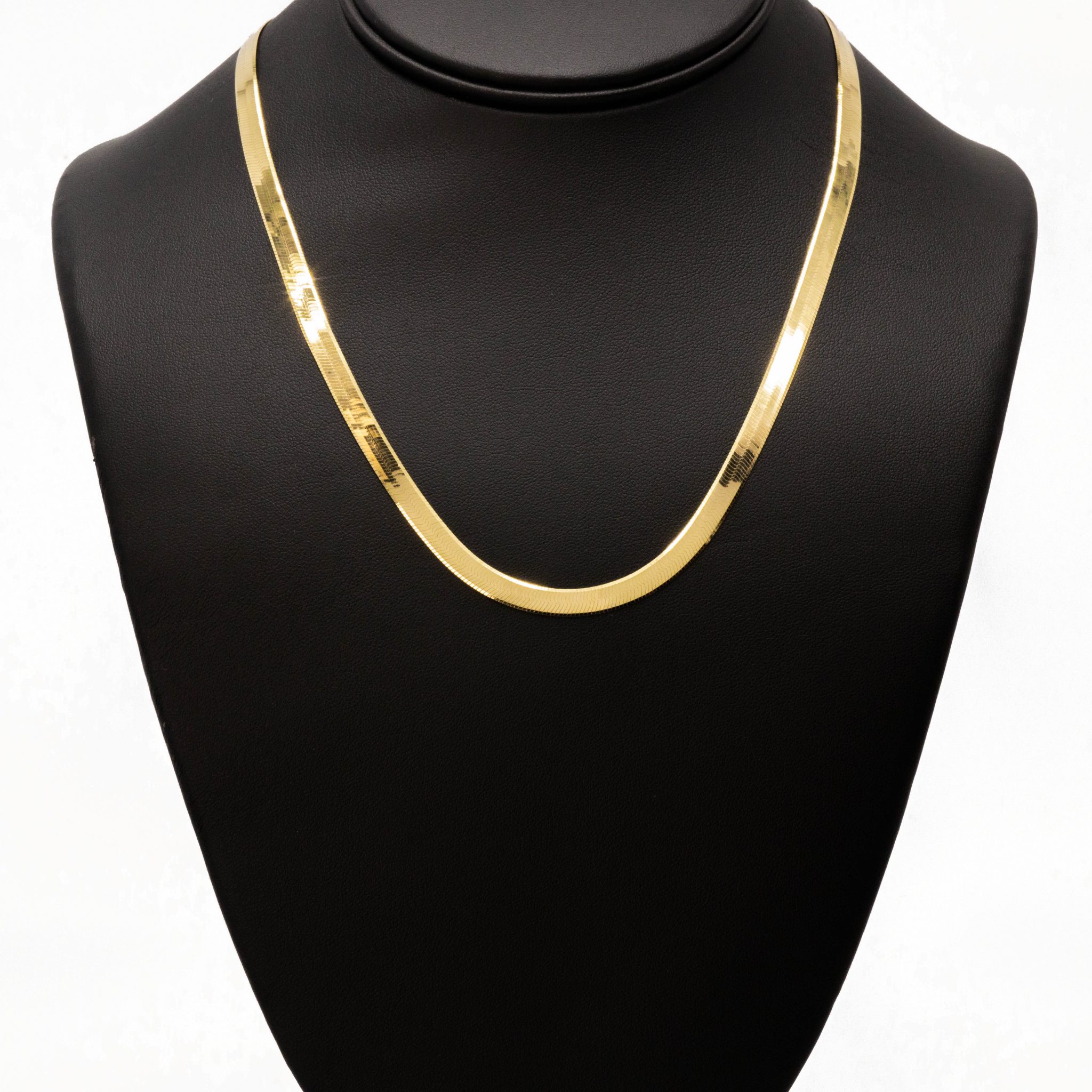 Herringbone 4 5mm 18 Chain Golden Hand Jewellery herringbone-4-5mm-18-chain-golden-hand-jewellery