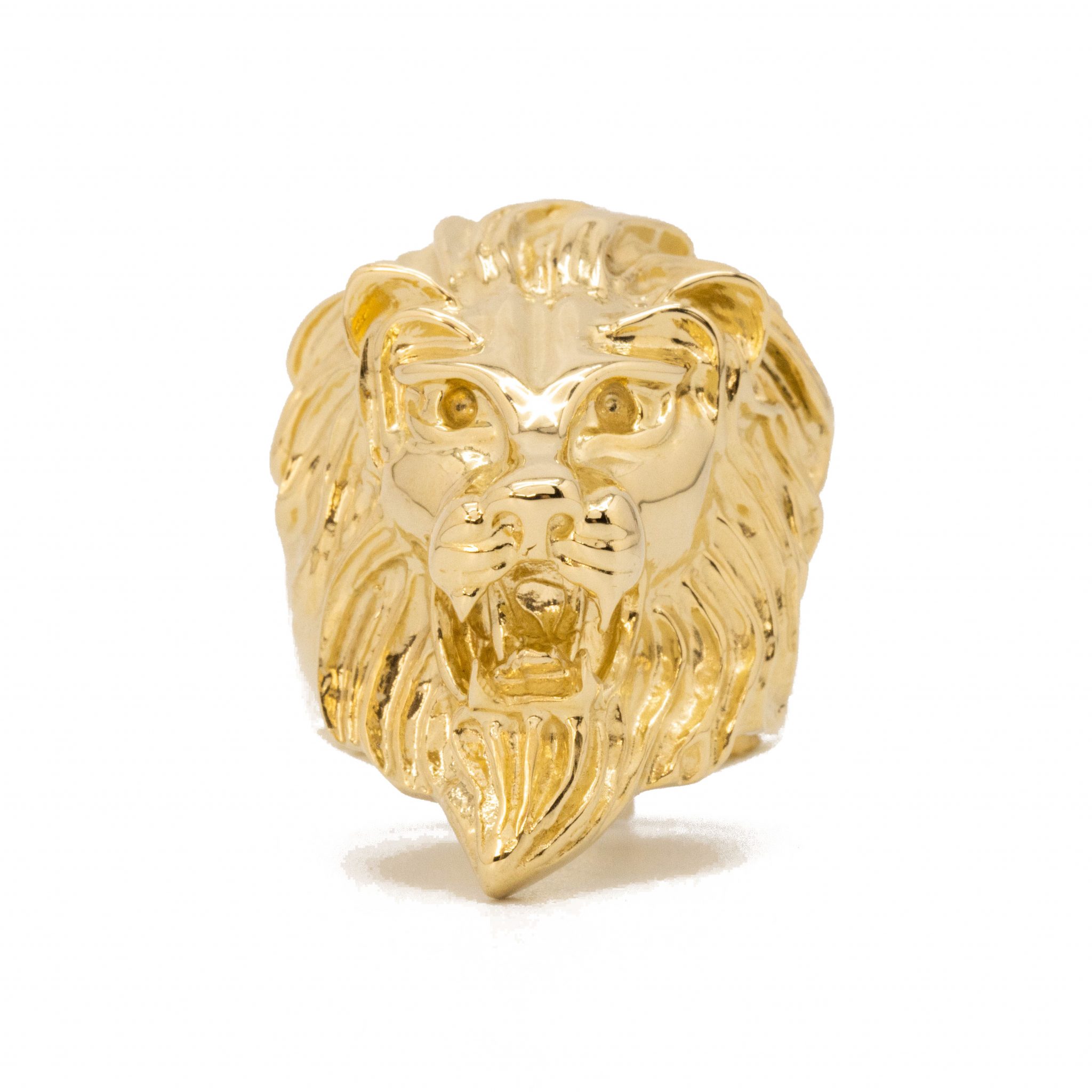 3D Lion - Gold Ring - Golden Hand Jewellery