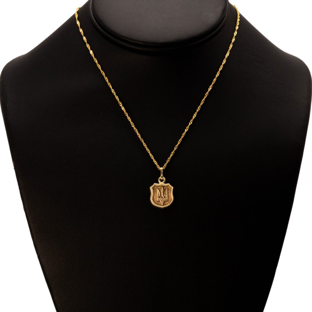 Trident Crest (Tryzub) - Pendant - Golden Hand Jewellery