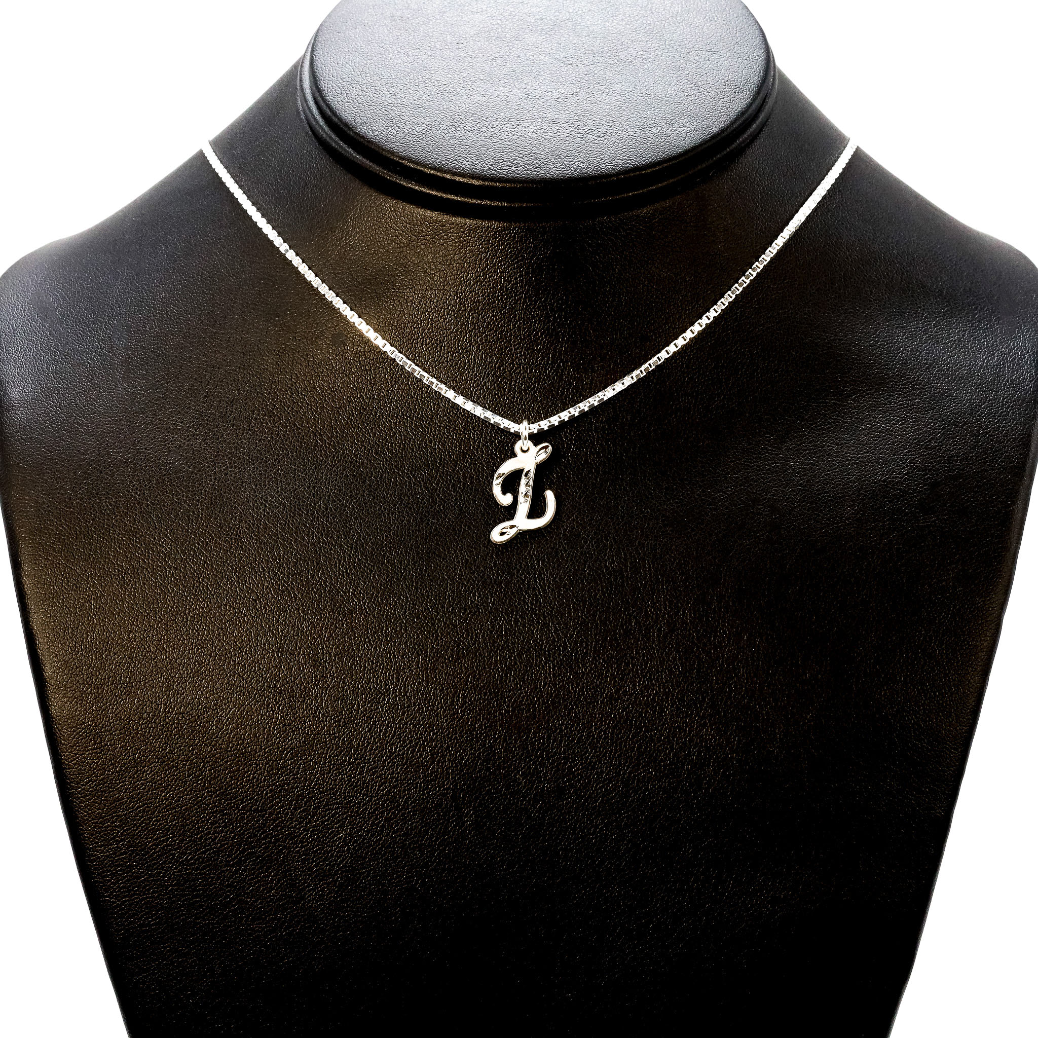 Silver Letter Z- Silver Pendant - Golden Hand Jewellery