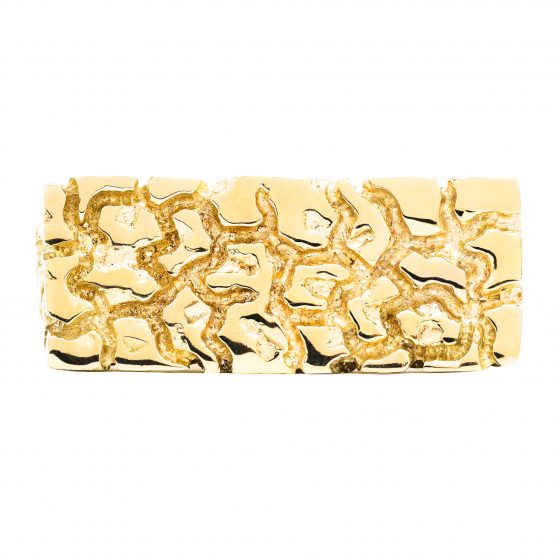 Double Finger Breezy - Nugget Ring - Golden Hand Jewellery